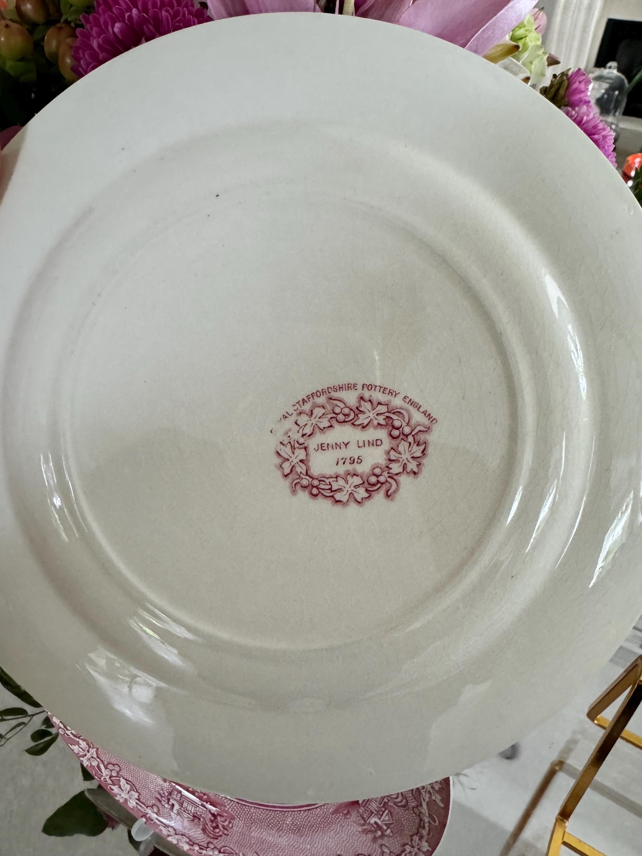 Pink Peony Johnson Dinner Plate Johnson Brothers England - Dorchester ...