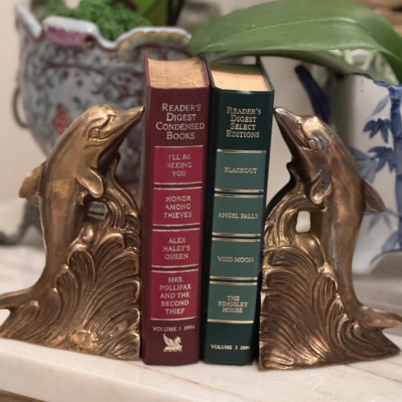 Brass Bookends - Etsy