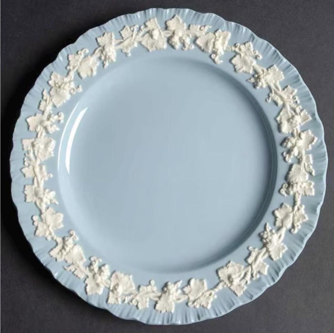 Wedgwood Queensware Dinner Plates Ruffle Edge - Etsy
