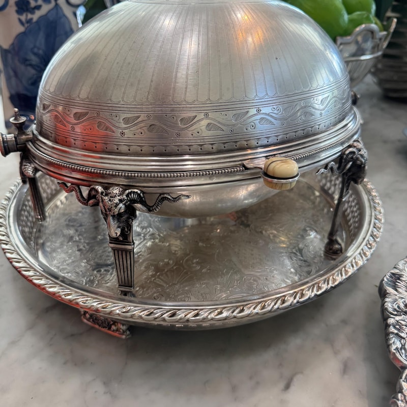 Silver Buffet Server - Etsy