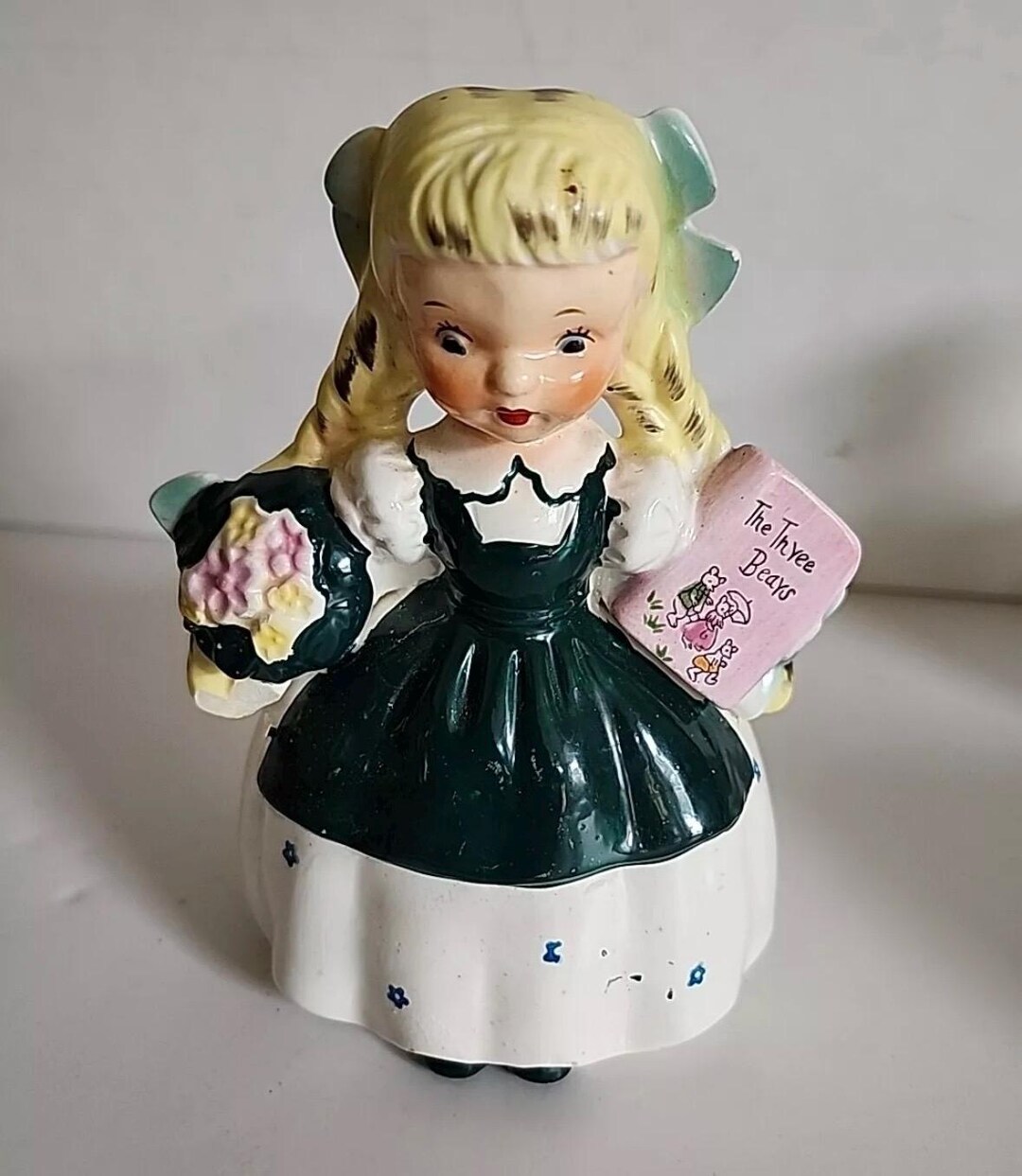 Goldilocks Little Miss Muffit Nursery Rhyme Napco Vase Planter Babies ...