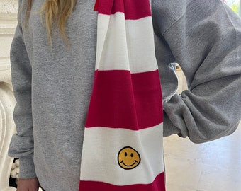 Smiley Face Scarf | Etsy