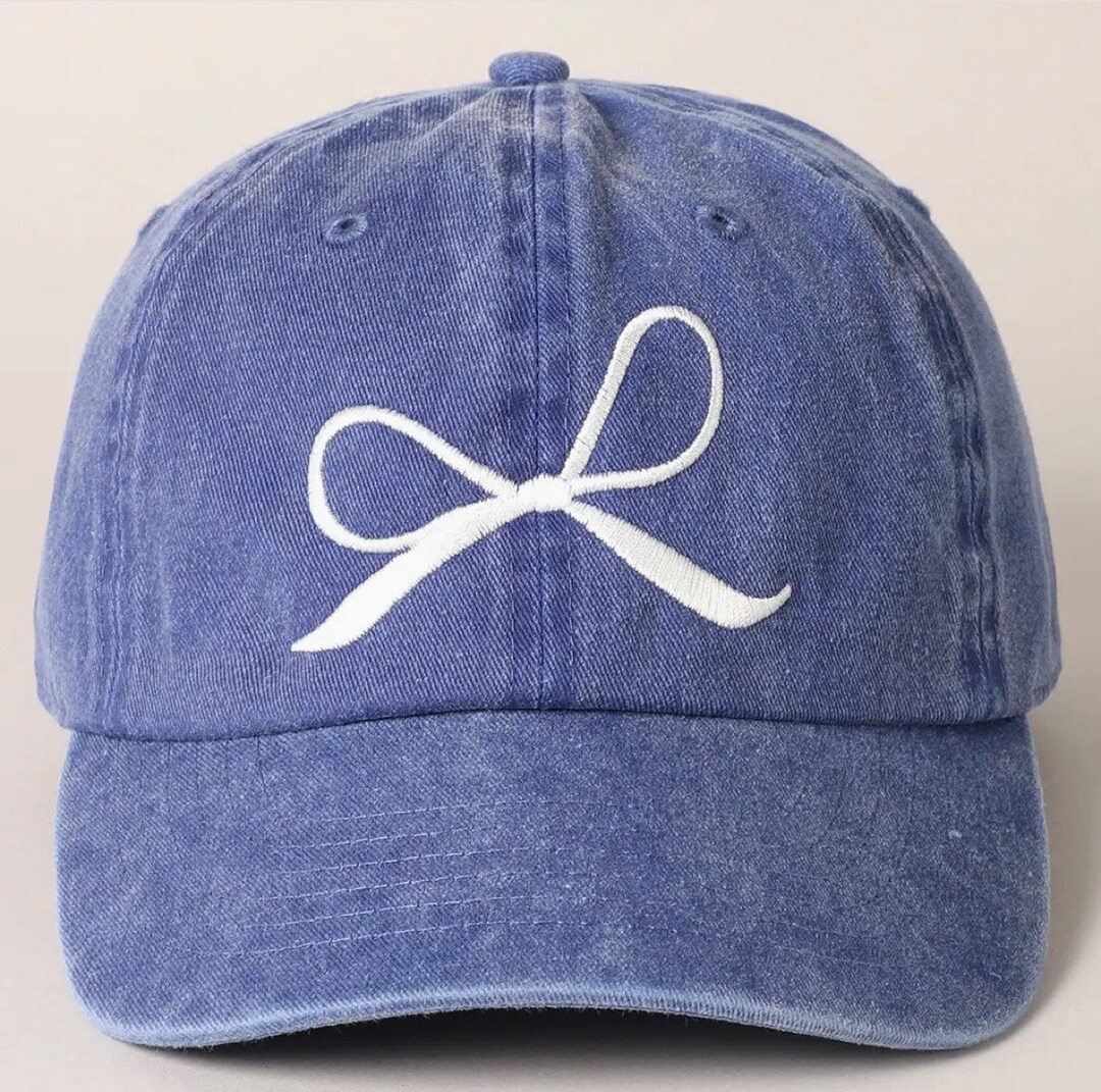 Bow Hat Ribbon Bow Hat Bow Dad Hat Girls Trip Hat - Etsy