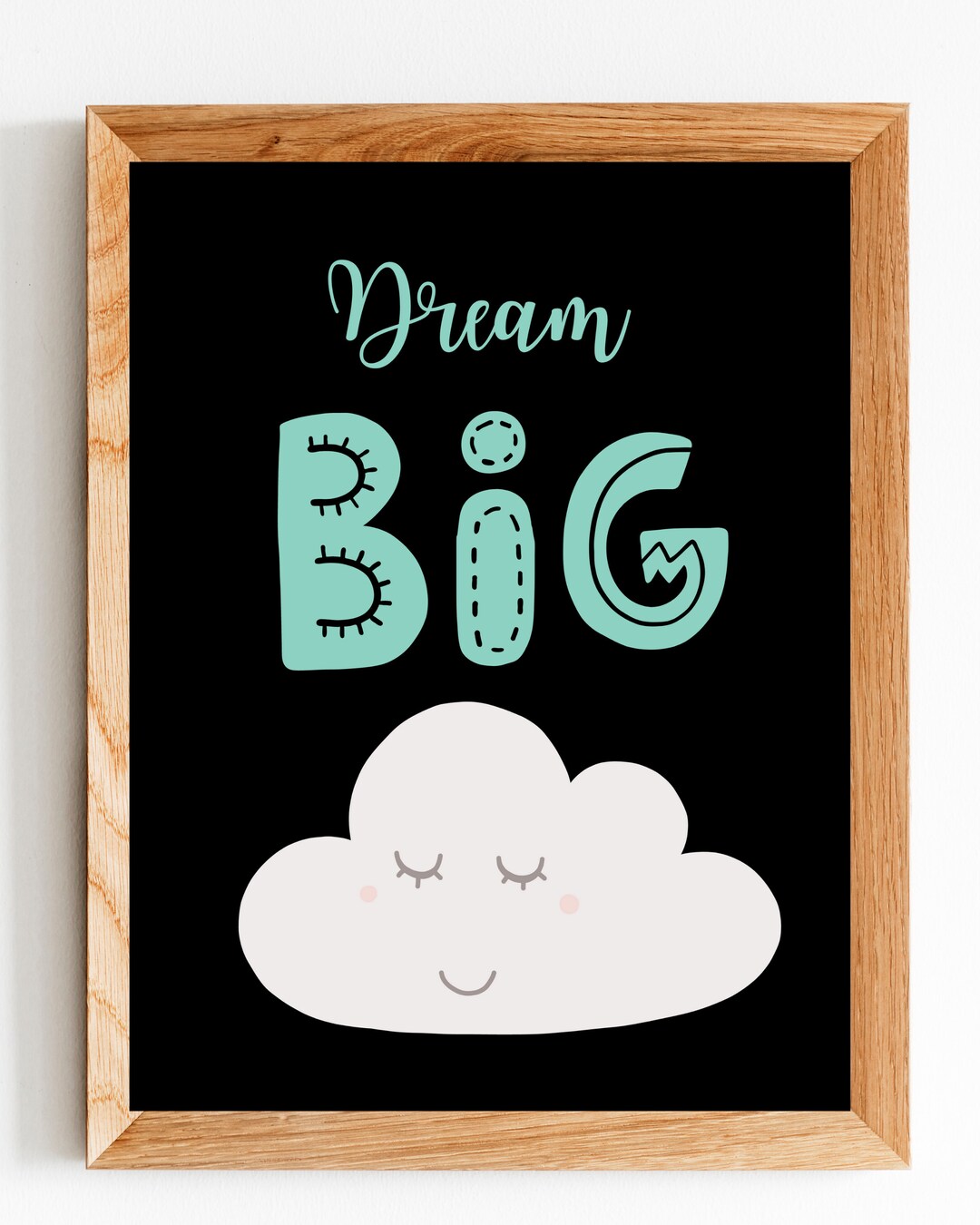 Nursery - Kids Art -dream Big -digital Download - Etsy