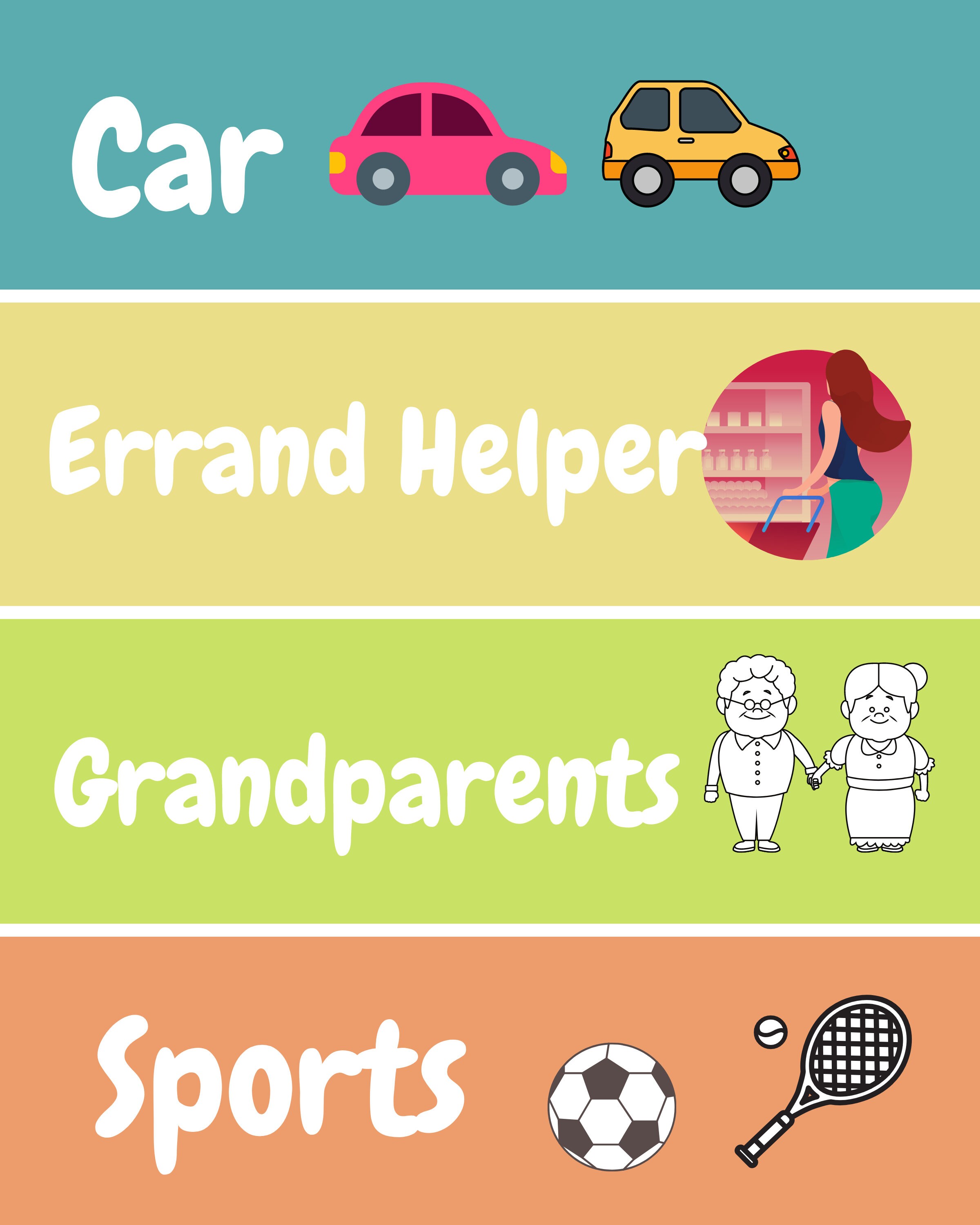 Schedule Labels- Preschool- Kindergarten- Homeschool- Online Learning ...