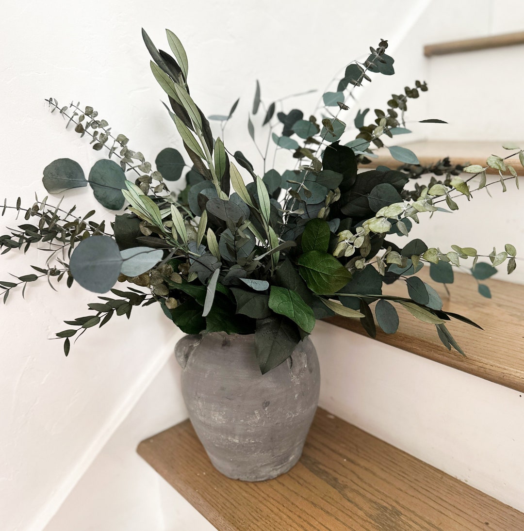 Mixed Eucalyptus and Greenery Arrangement, Home Decor, Vase Arrangement. Vase NOT Included - Etsy