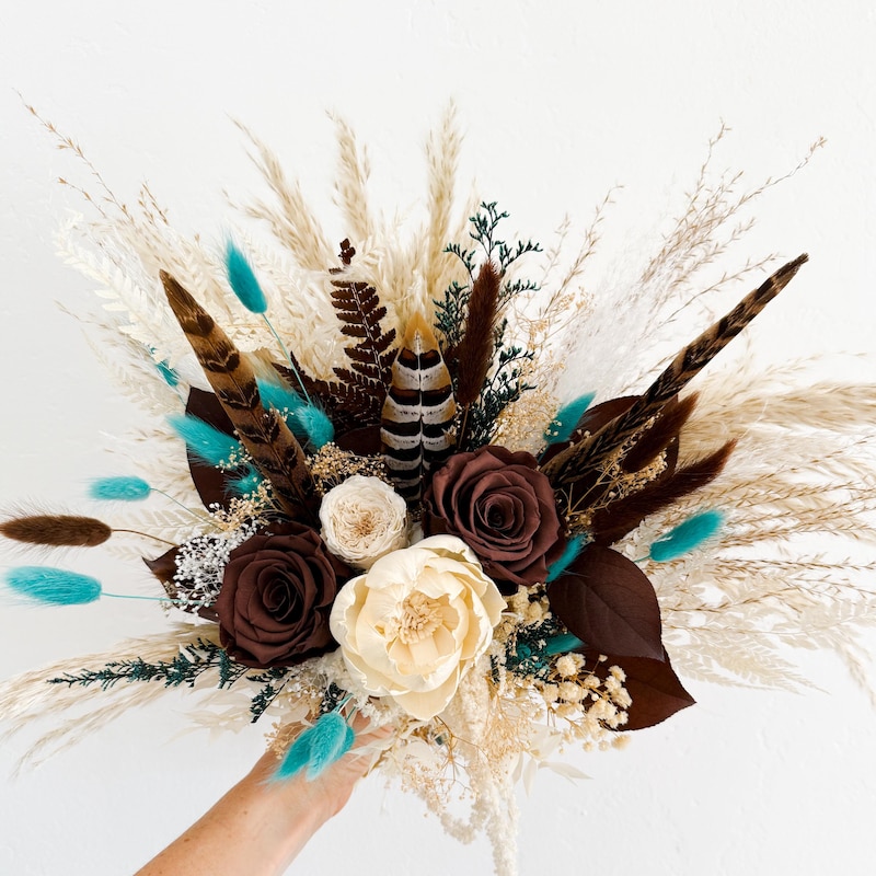 Turquoise Bouquet - Etsy