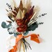 Dried Greenery, Tan and Flower Garland/ Fall Centerpiece/ Mantle Piece ...