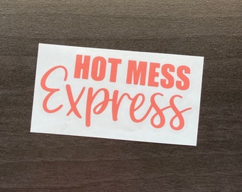 Hot Mess Decal | Etsy