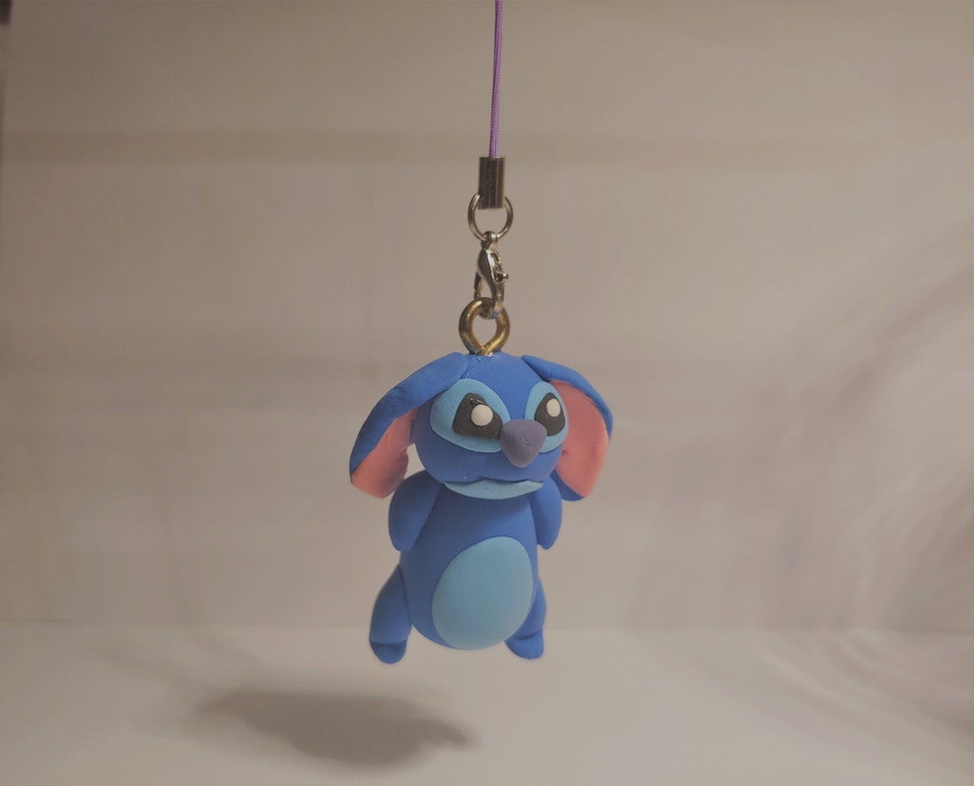 Lilo & Stitch Charm Stitch Handmade Keychain Polymer Clay - Etsy