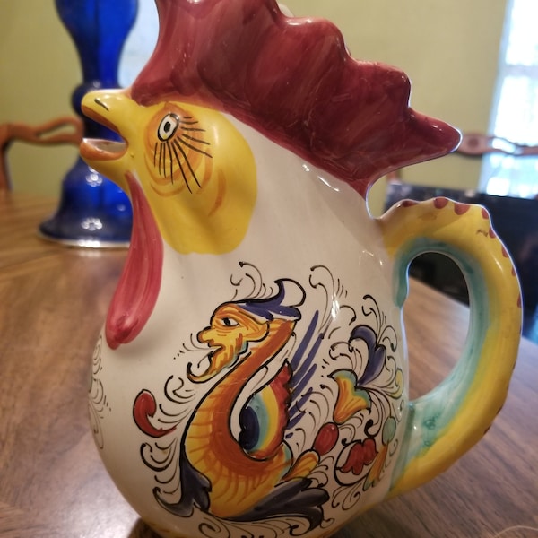 Italian Ceramic Rooster - Etsy