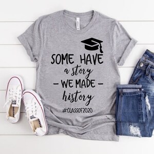 Class of 2020 Quarantine Graduation Shirt, Class of 2020 Graduation ...