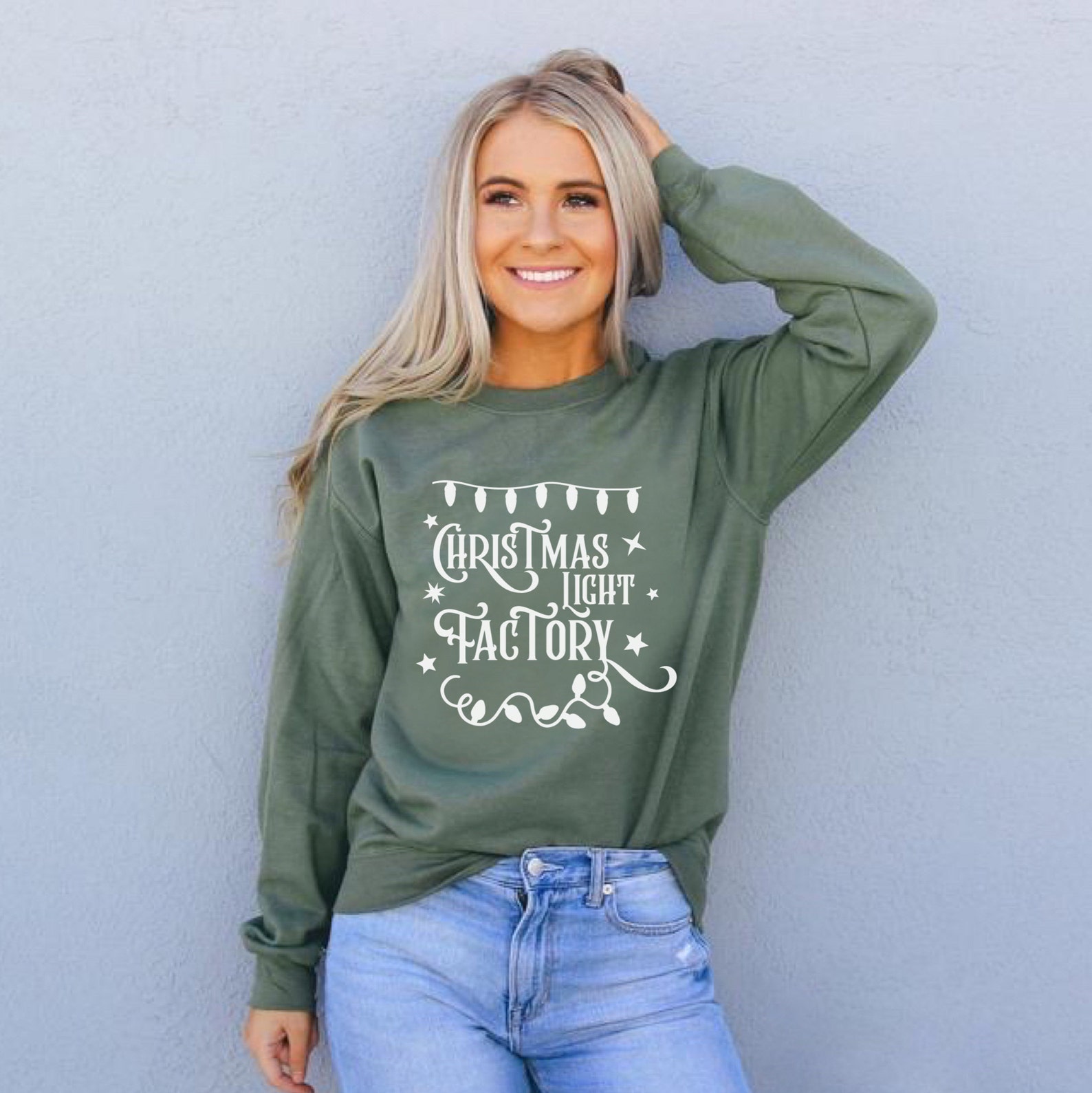 Christmas Lights Sweatshirt, Christmas Lights Shirt, Christmas ...