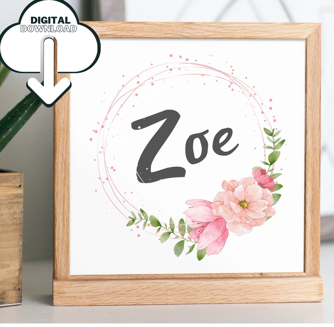 ZOE Name Meaning - Etsy