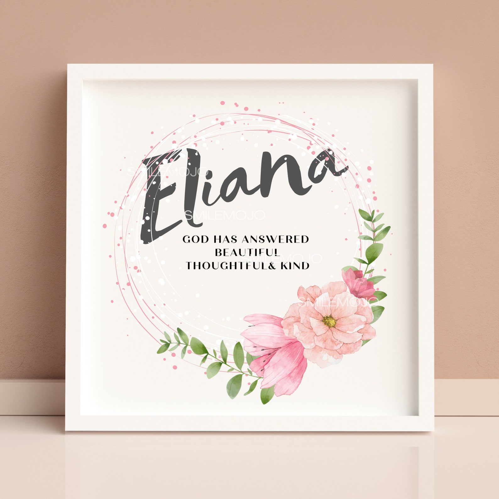 Baby Girl-eliana-name Meaning-name Meanings-baby Art-memory Book-name ...