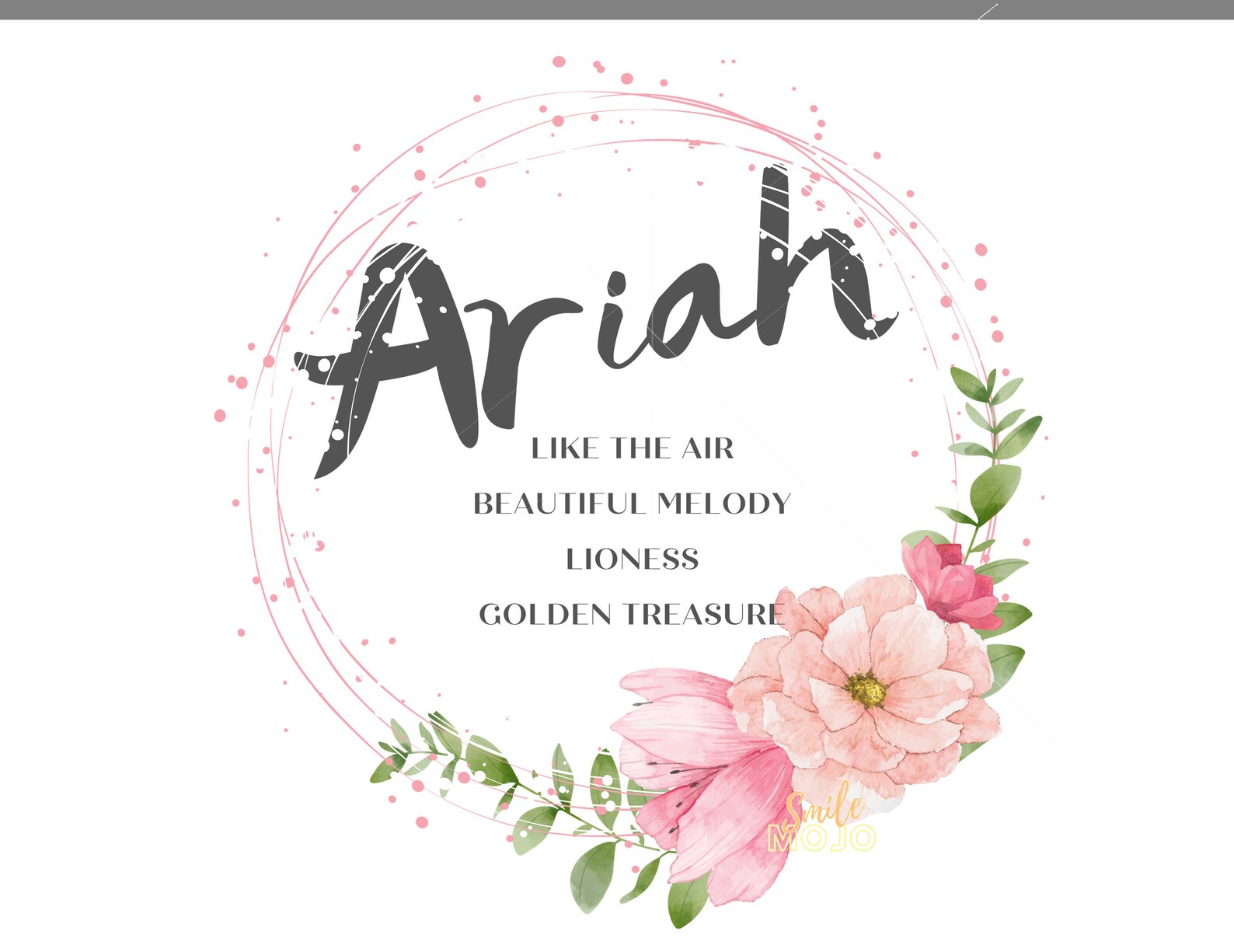 Baby Girl-ariah-name Meaning-name Manings-baby Art-memory Book-name ...