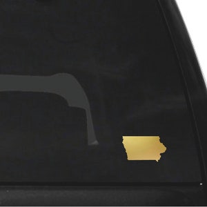 Iowa State Outline Vinyl Decal Sticker - Etsy