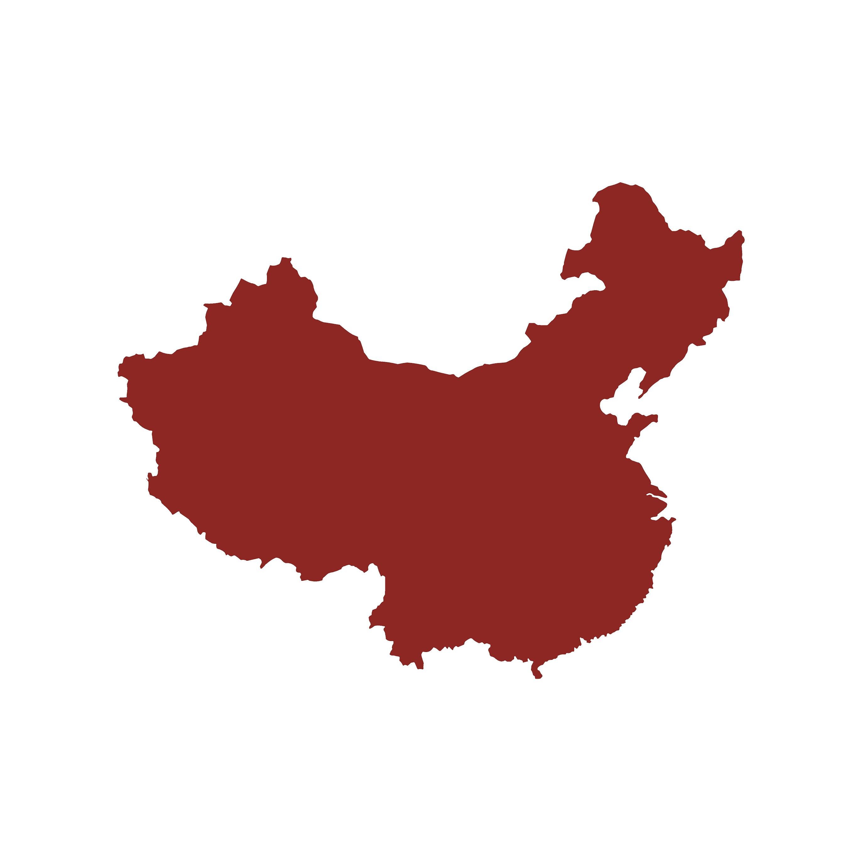 China Country Outline Vinyl Decal Car Window Laptop CN Sticker - Etsy