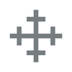 Cross Crosslet Vinyl Decal Cross Christian Religious Symbol Sticker - Etsy