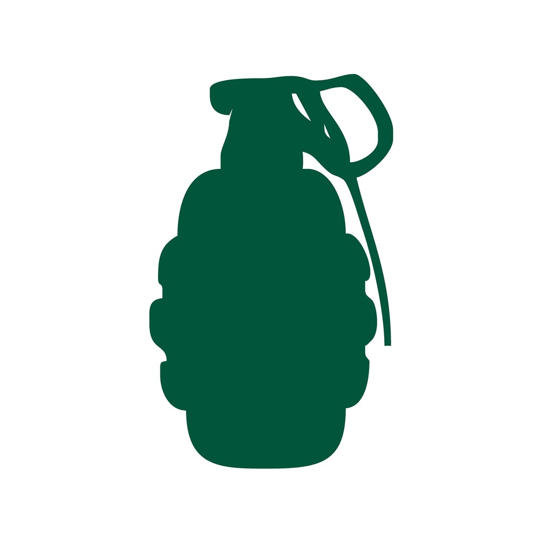 Hand Grenade Vinyl Decal Car Window Laptop Grenade Sticker - Etsy