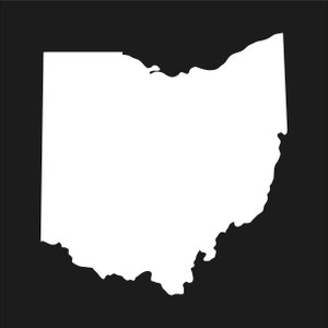 Ohio State Outline Vinyl Decal Sticker - Etsy