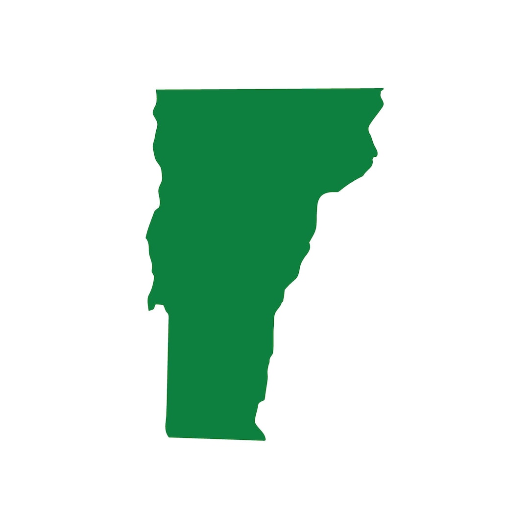 Vermont State Outline Vinyl Decal Sticker - Etsy