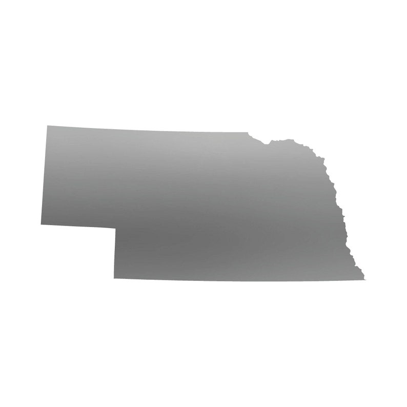 Nebraska State Outline Vinyl Decal Sticker - Etsy