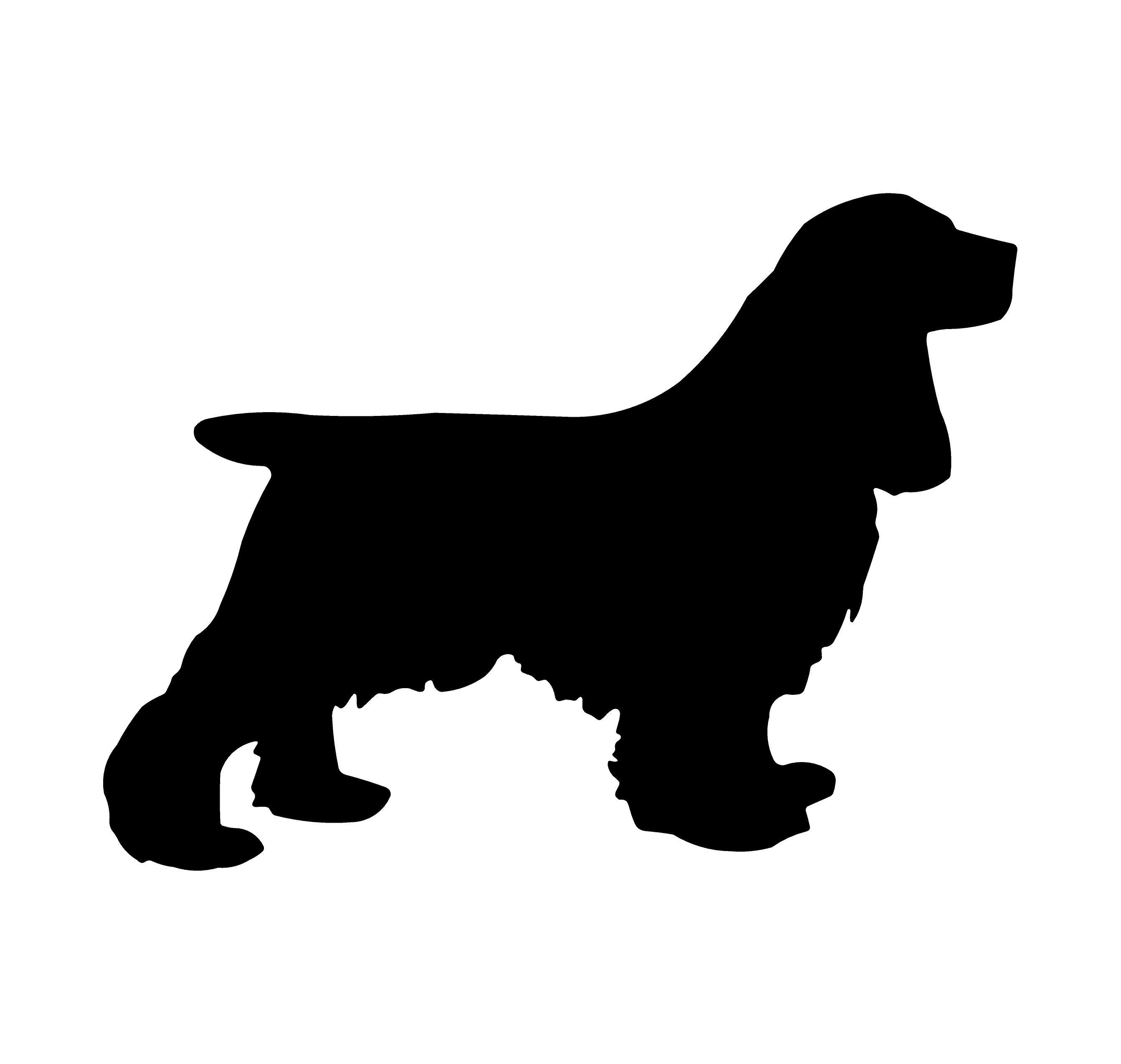 Cocker Spaniel Vinyl Decal Car Window Laptop Dog Silhouette Sticker - Etsy