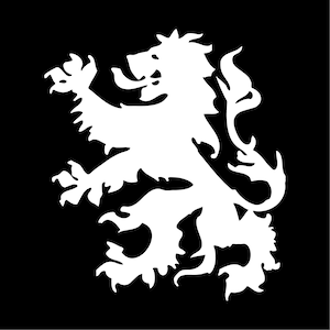 Dutch Republic Lion Vinyl Decal - Etsy