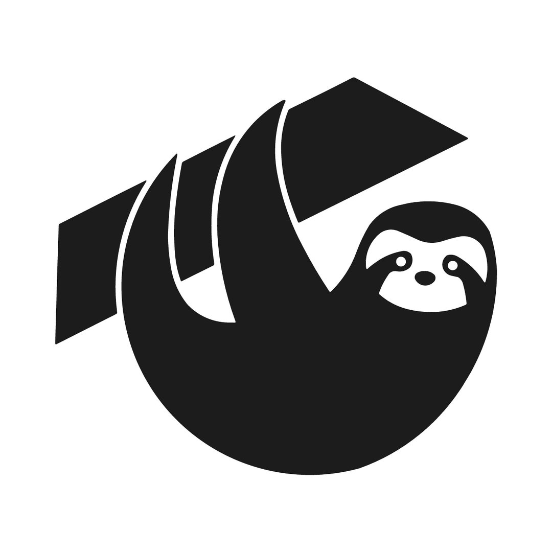Sloth Vinyl Decal Car Window Laptop Animal Sticker - Etsy
