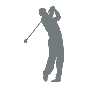 Golf Player Vinyl Decal Golfer Sticker - Etsy