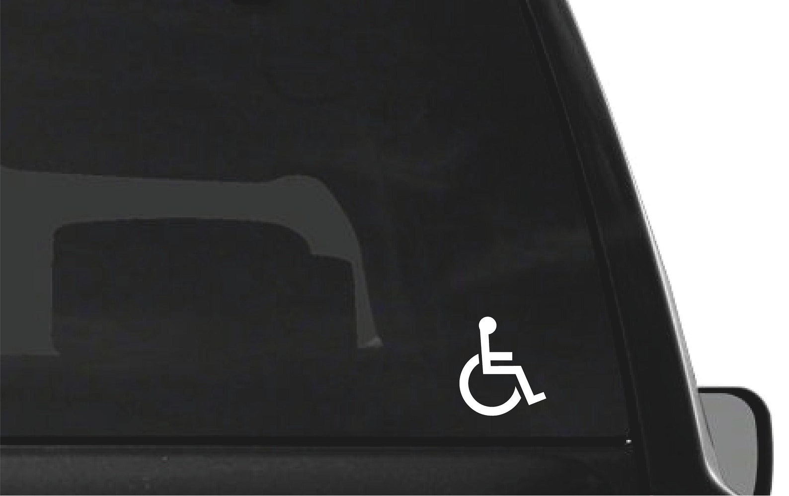 Handicap Wheelchair Symbol Vinyl Decal Wheelchair Disabled Sticker - Etsy