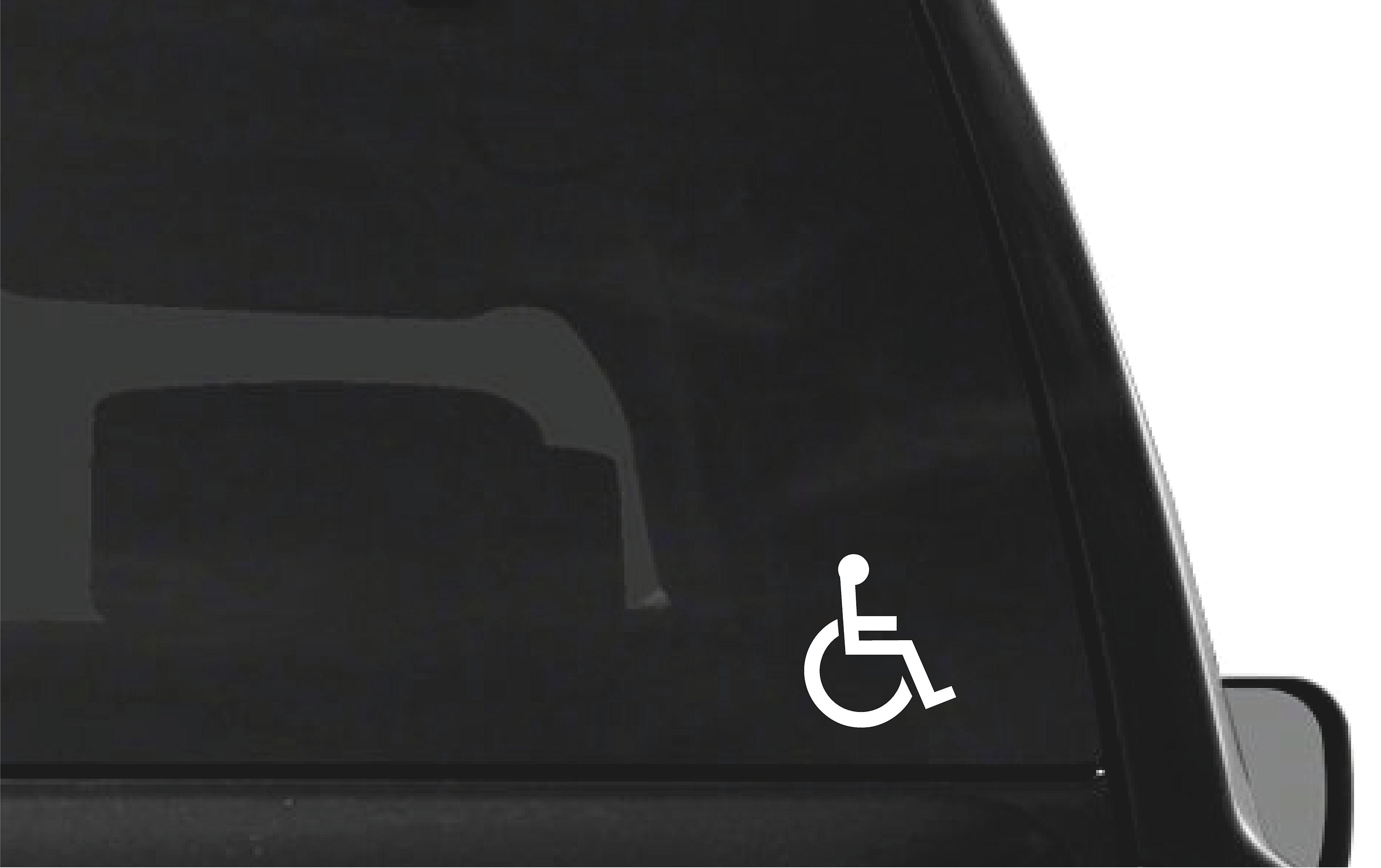 Handicap Wheelchair Symbol Vinyl Decal Wheelchair Disabled Sticker - Etsy