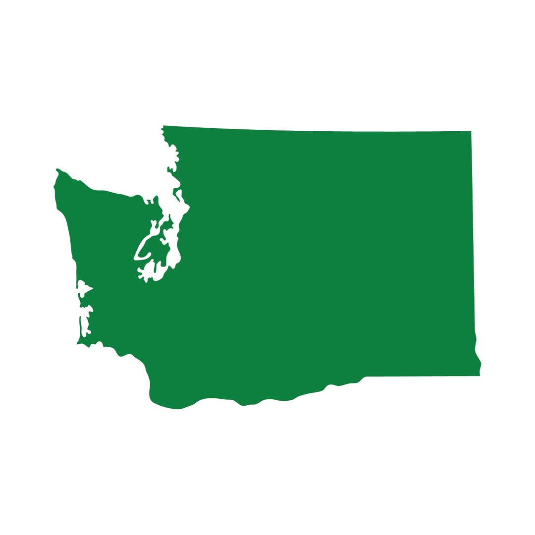 Washington State Outline Vinyl Decal Sticker - Etsy