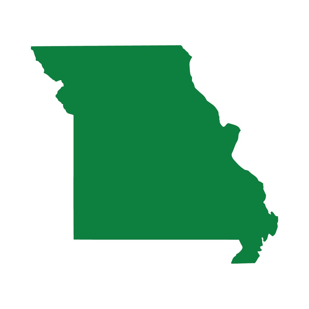 Missouri State Outline Vinyl Decal MO Sticker - Etsy