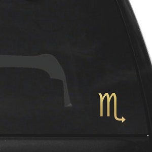 Scorpio Sign Symbol Vinyl Decal Astrology Zodiac Sticker - Etsy