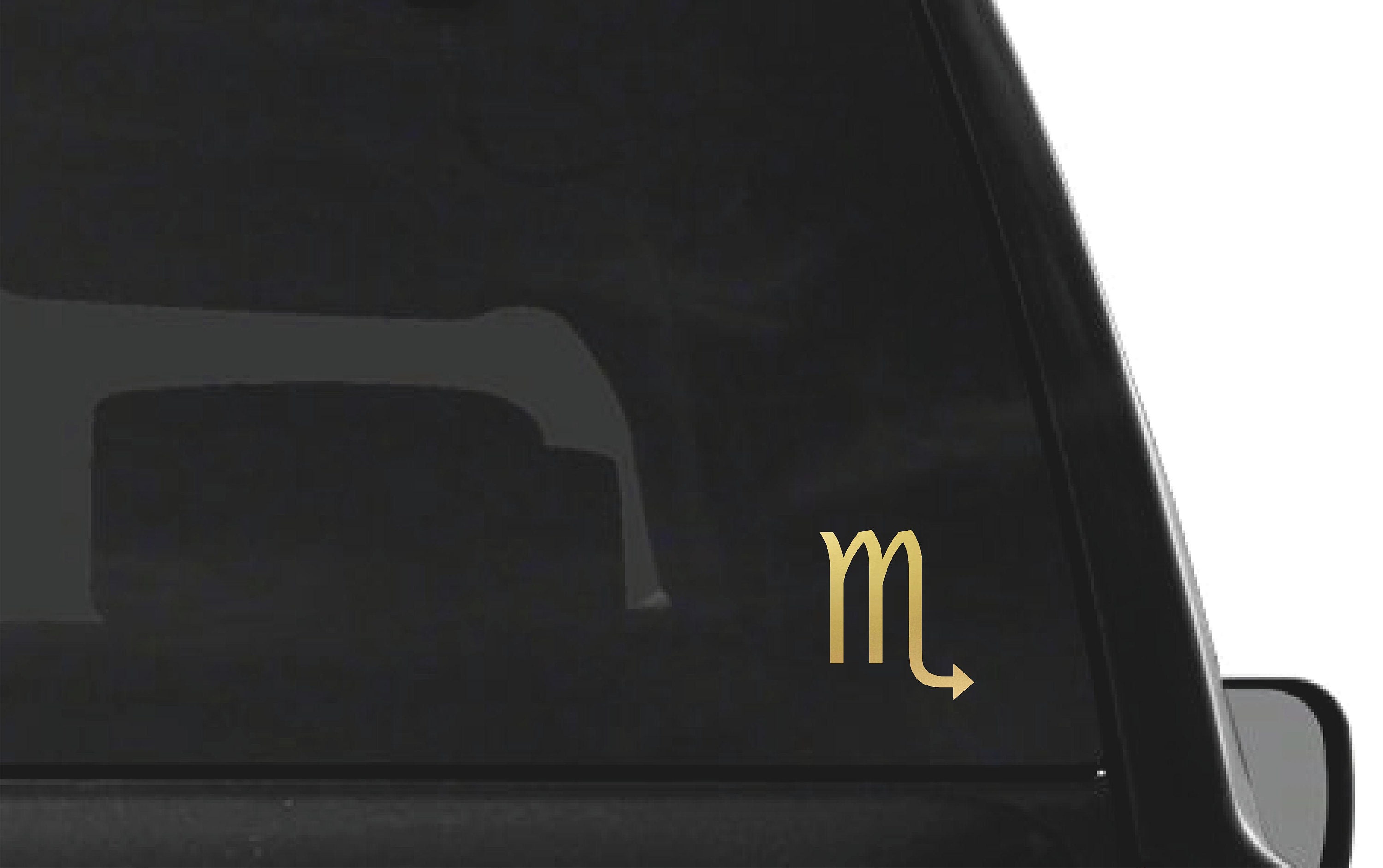 Scorpio Modern Astrology Symbol Vinyl Decal Minimalist Zodiac Art ...