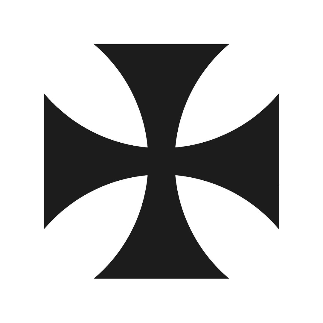 Cross Pattee Vinyl Decal Patty Cross Christian Religious Symbol Sticker ...