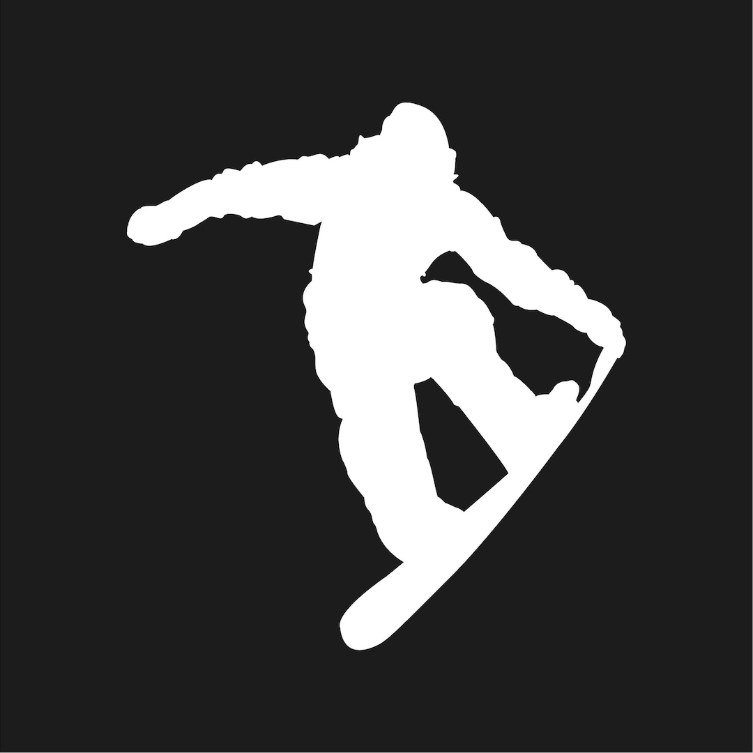 Snowboarder Vinyl Decal Car Window Snowboarding Sticker - Etsy