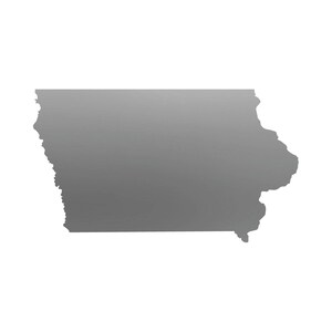 Iowa State Outline Vinyl Decal Sticker - Etsy