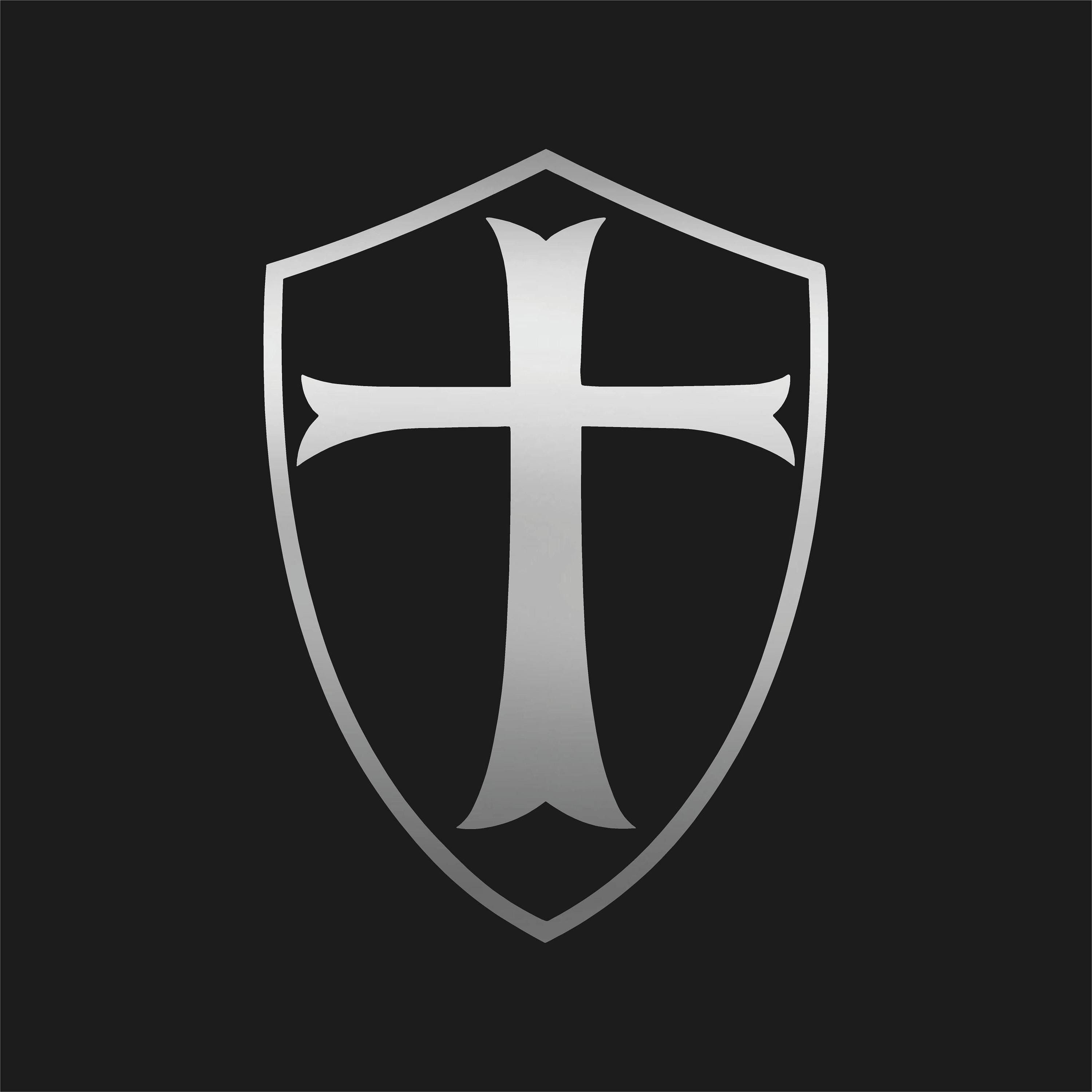 Templar Shield Vinyl Sticker Decal Freemason Knights Crusade - Etsy