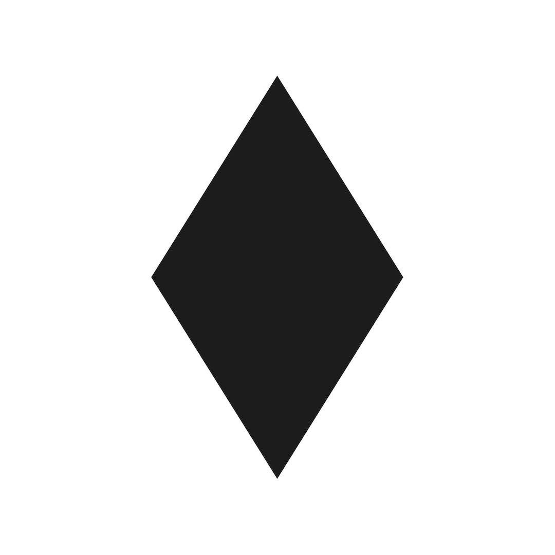 Diamond Shape Vinyl Decal Car Window Diamond Symbol Sticker - Etsy