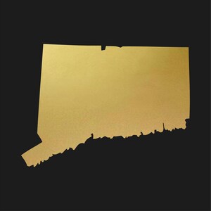 Connecticut State Outline Vinyl Decal CT Sticker - Etsy
