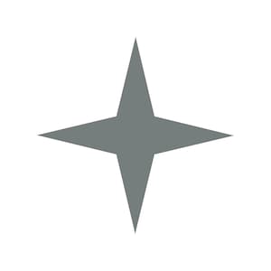 4 Point Star Shape Vinyl Decal Star Symbol Sticker - Etsy