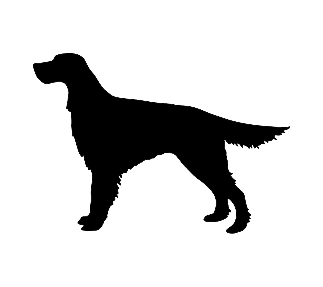Irish Setter Vinyl Decal Car Window Laptop Red Setter Dog Silhouette ...