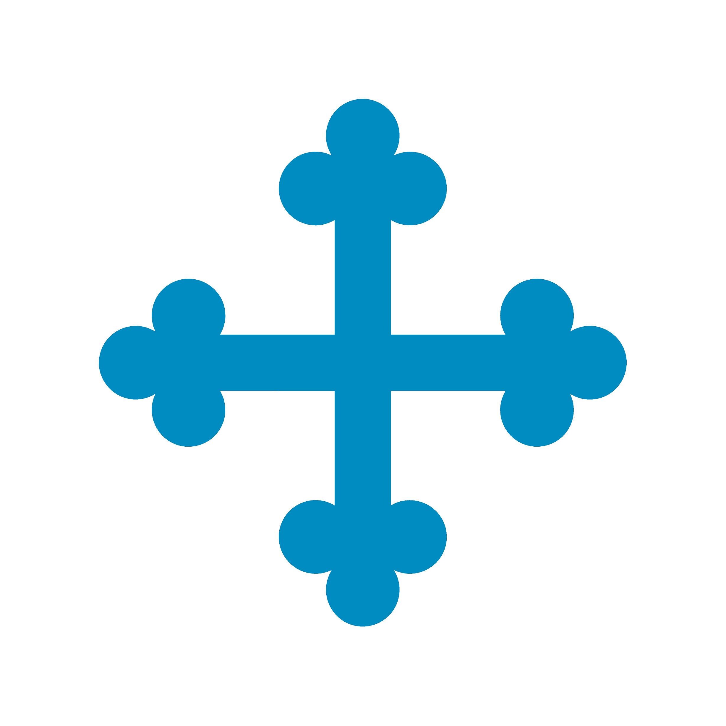 Cross Bottony Vinyl Decal Cross Christian Religious Symbol Sticker - Etsy