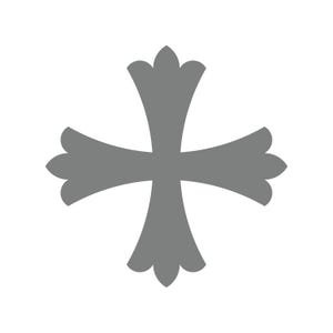 Cross Patonce Vinyl Decal Cross Christian Religious Symbol Sticker - Etsy