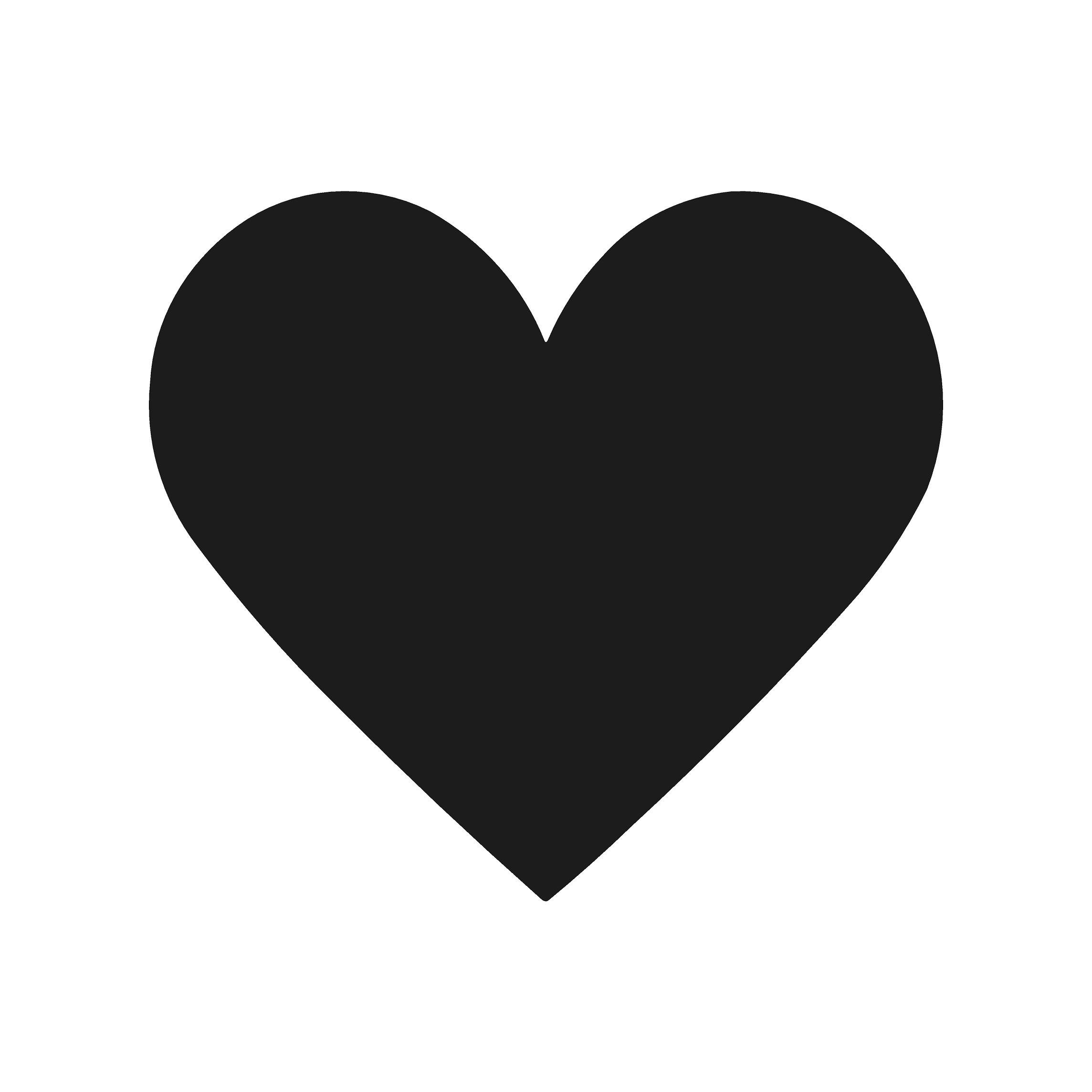 Heart Shape Vinyl Decal Love Symbol Sticker - Etsy