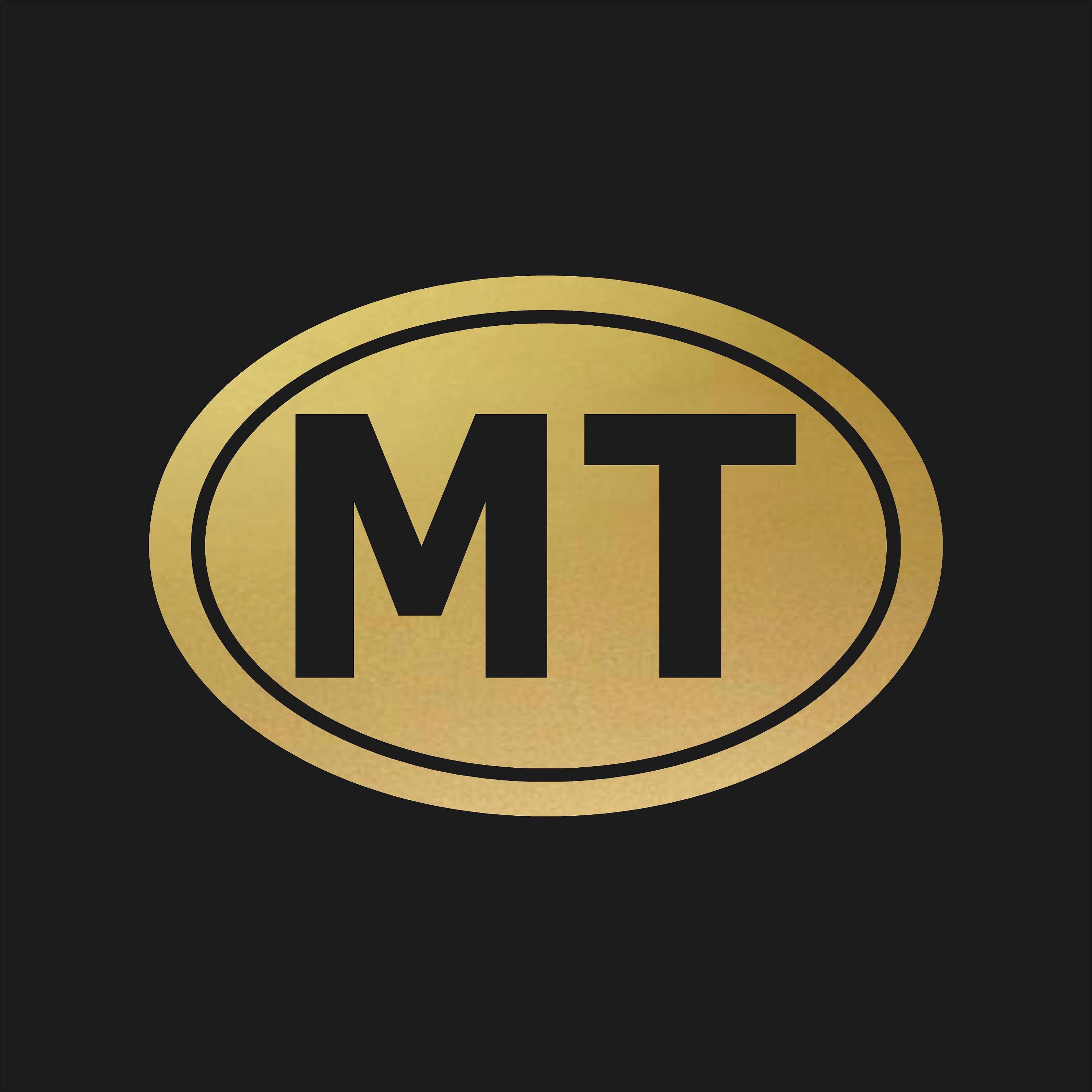 Montana MT Initials Vinyl Decal Window Oval MT Laptop Sticker - Etsy