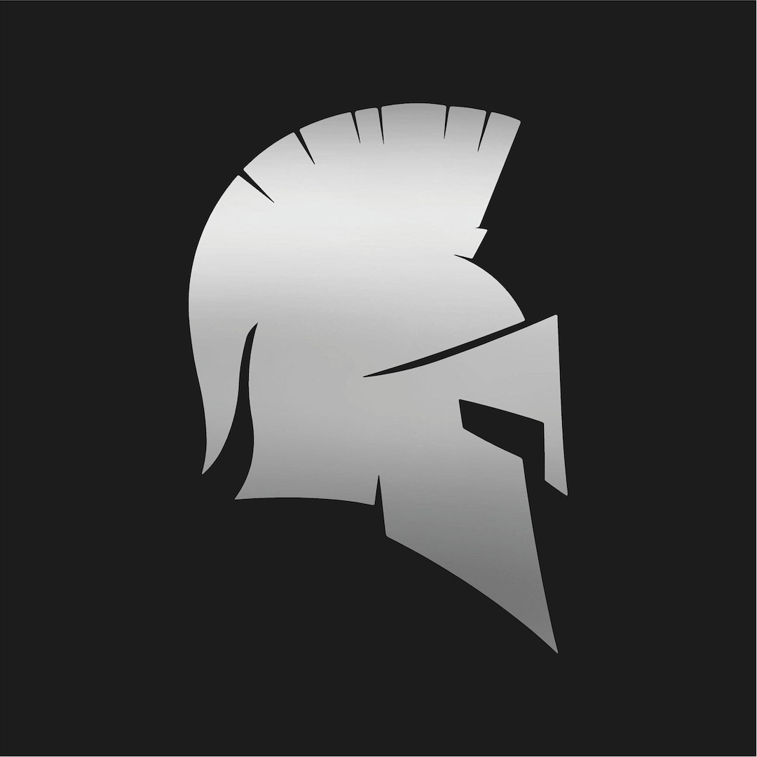 Spartan Helmet Side View Vinyl Sticker Decal Greece Greek Sparta Armor ...